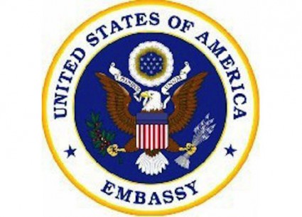 U.S. Embassy logo - Washington Free Beacon