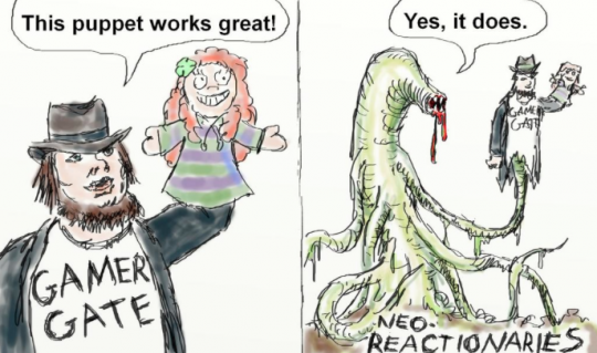 Terrible Political Cartoons, #GamerGate Edition