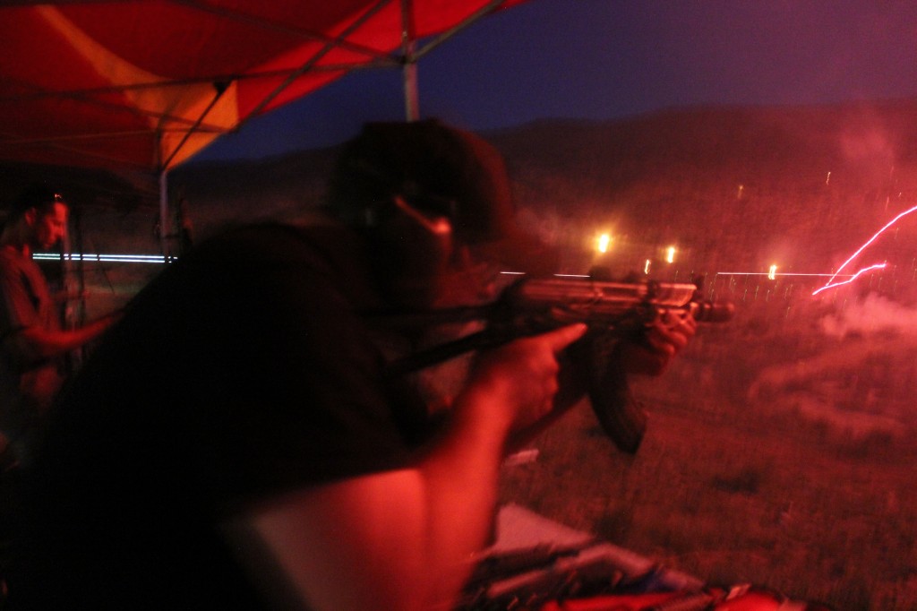 3 Days in the Desert with Machine Guns