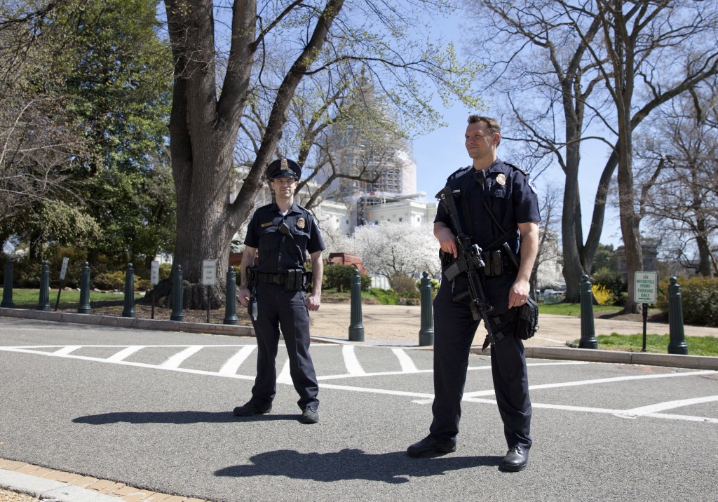 Capitol Police Keep Leaving Their Guns in the Bathroom