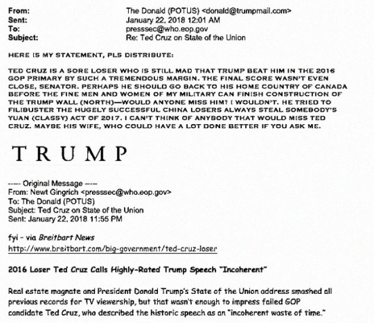 FLASHFORWARD: Highlights from the President Trump Email Dump (Part One)