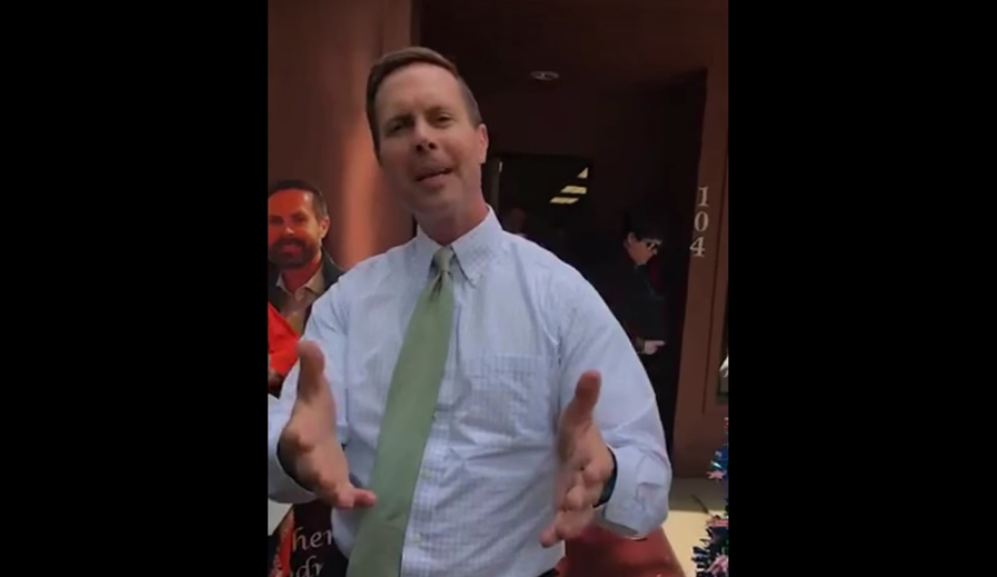 OFA Protesters Laugh as Republican Tells Story of Wife's Fight With Cancer