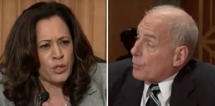 John Kelly and Kamala Harris Snap at Each Other During Exchange on ...