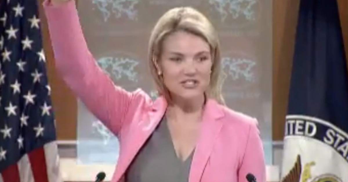 State Dept Spokeswoman Mentions Freedom of the Press to Russian Reporters