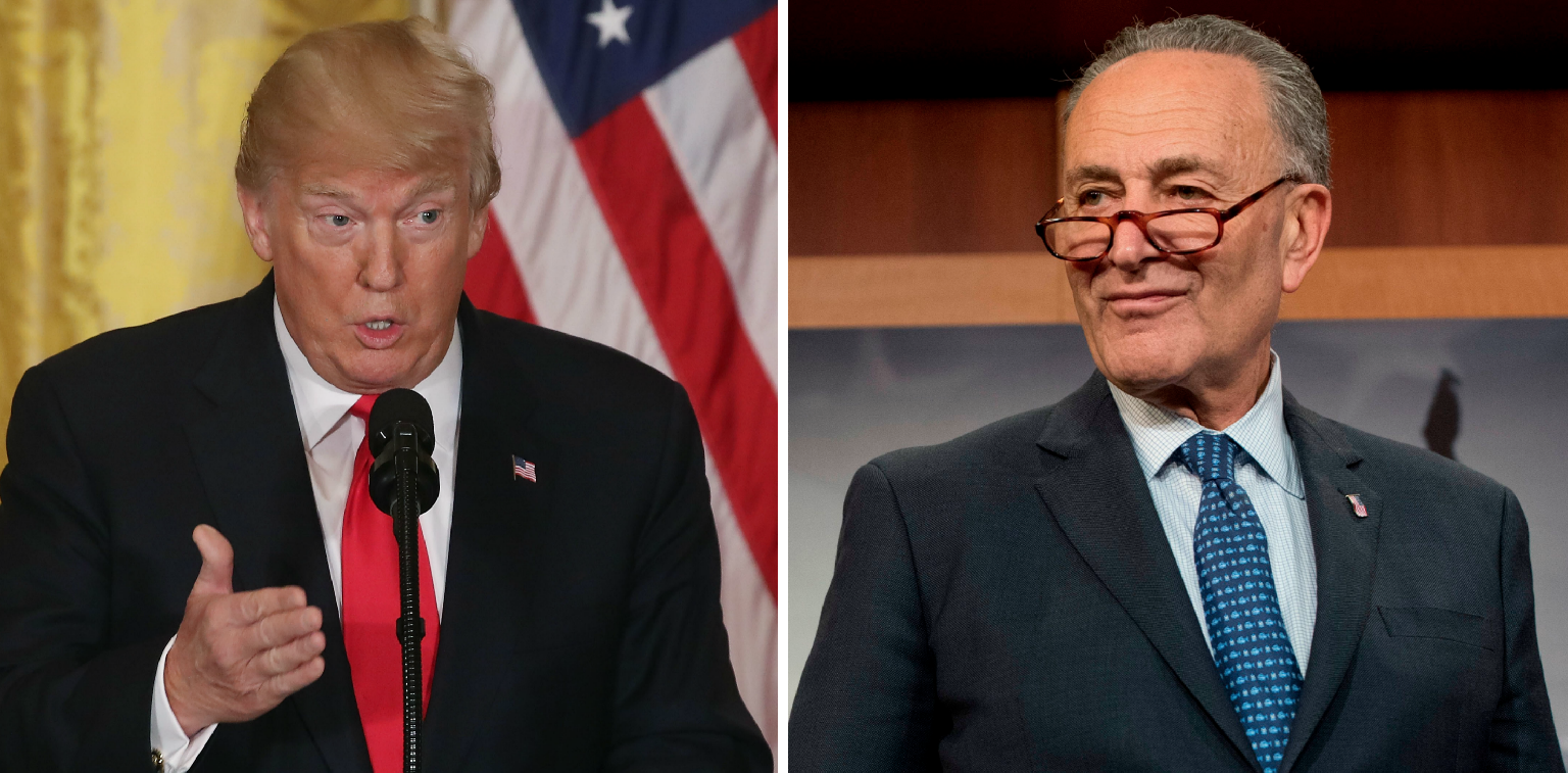 Trump Mocks 'Cryin' Chuck Schumer, Says No DACA Without Wall