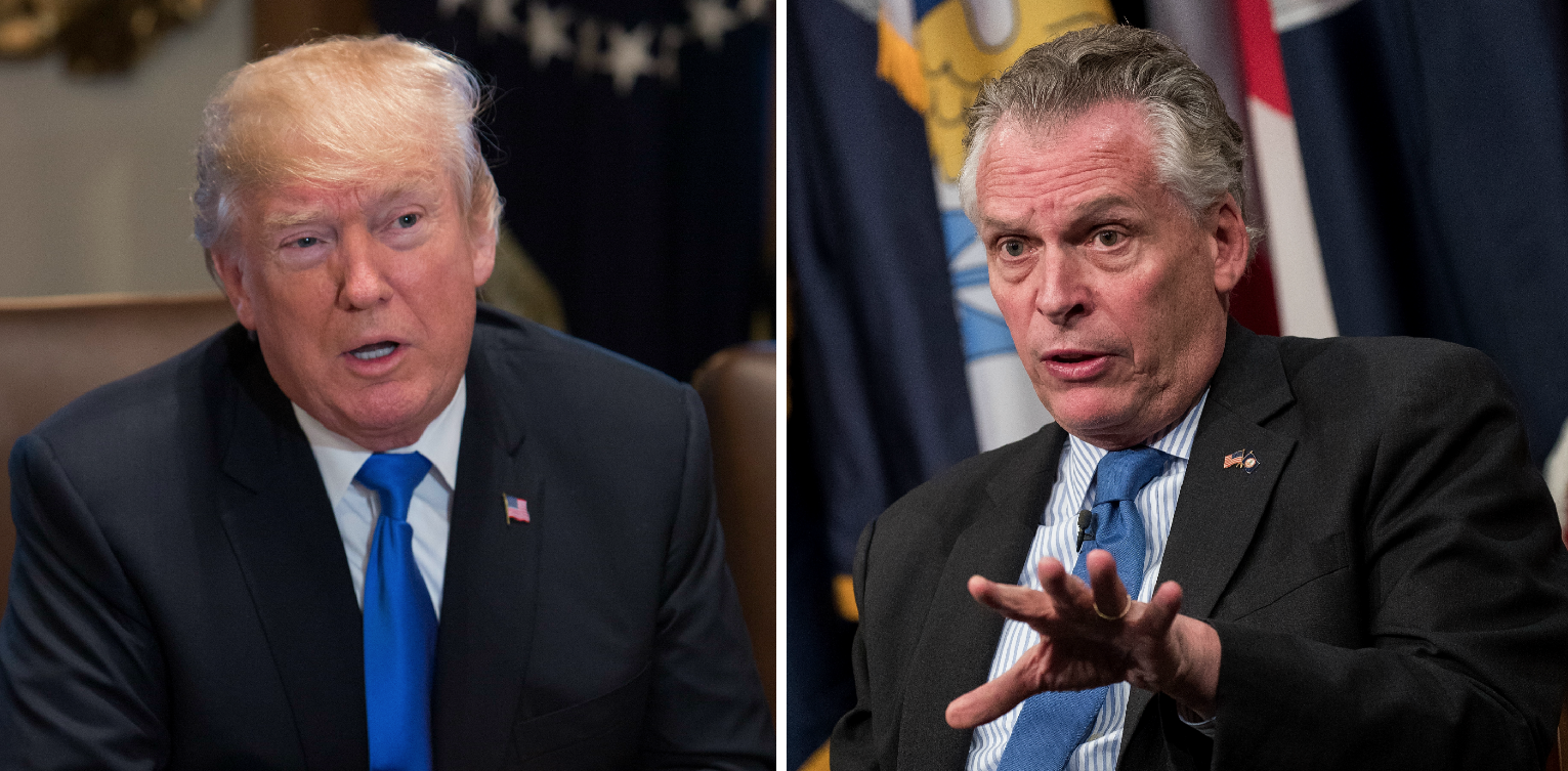 McAuliffe: I Might Have to Push Trump if He Got too Close During Debate