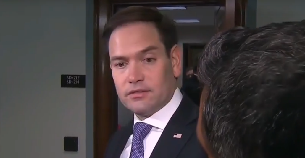 Rubio Angry Over White House Leak: 'If You Don't Like Working for the ...