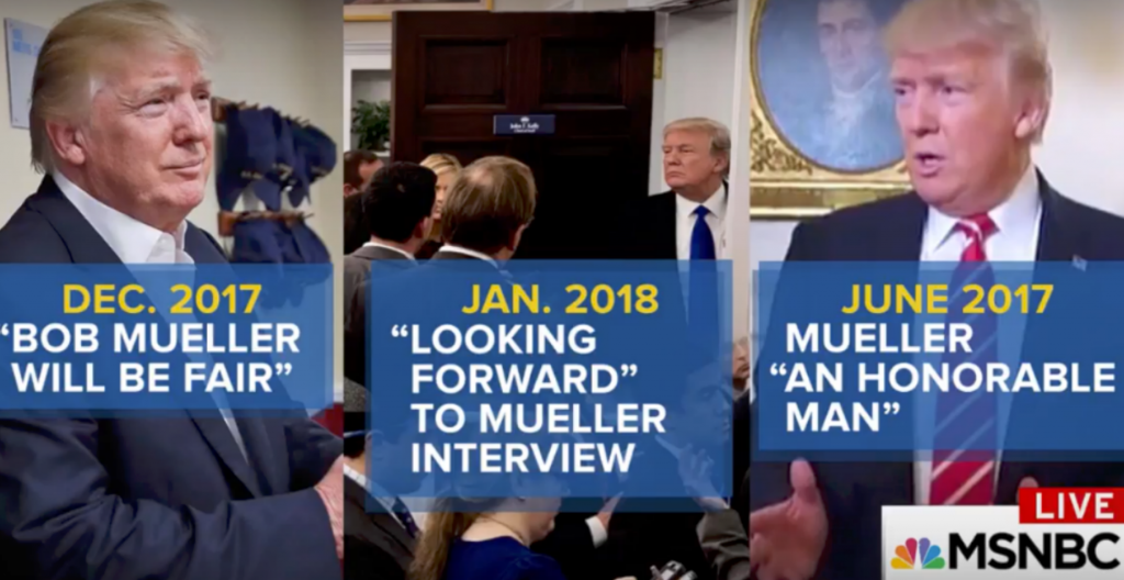 MSNBC Shows Hilariously Unnecessary Chart of Trump's Tweets on Robert ...