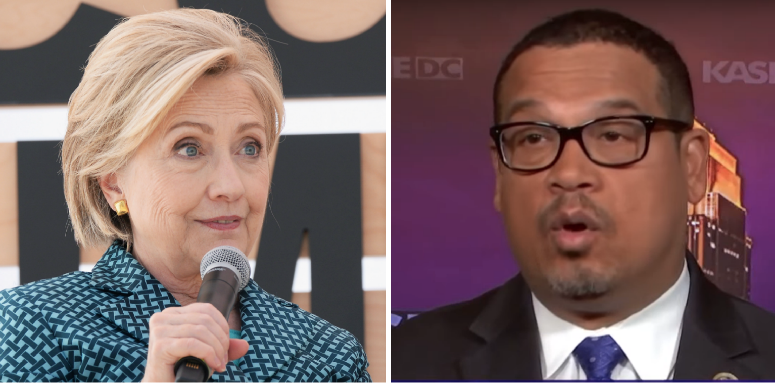 Ellison Won't Say if He Wants Clinton Campaigning for Democrats: 'We're ...