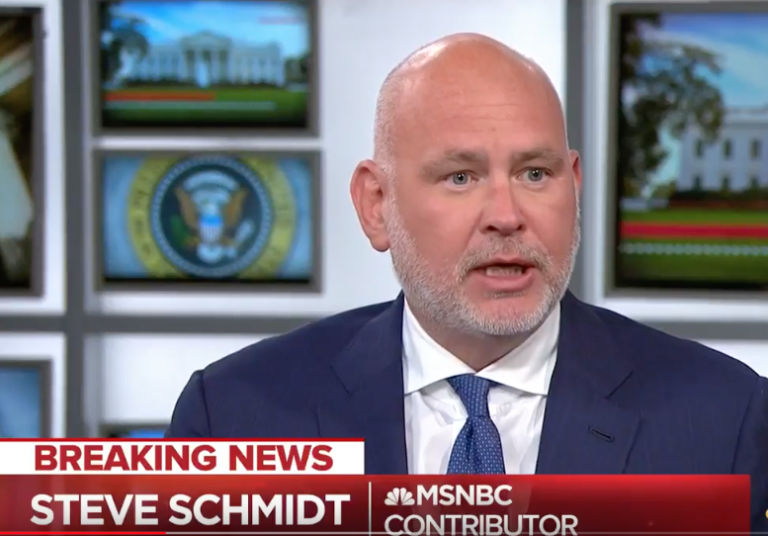 Schmidt No Longer a Contributor at MSNBC While He Advises Schultz on ...