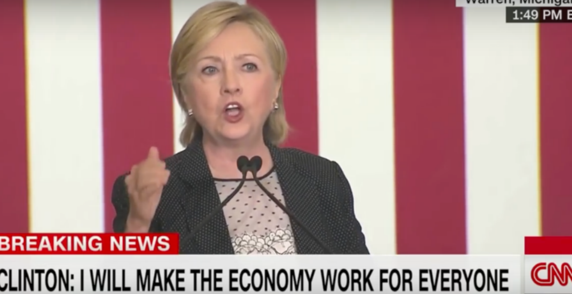 FLASHBACK: Clinton Predicted Recession, Economic Crash With Trump ...