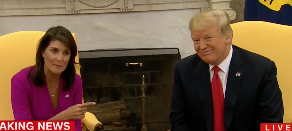 Haley Says She's Not Running for President in 2020, Pledges Support for ...