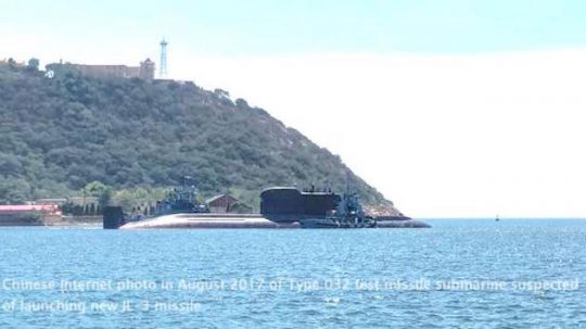 China Flight Tests New Submarine-Launched Missile
