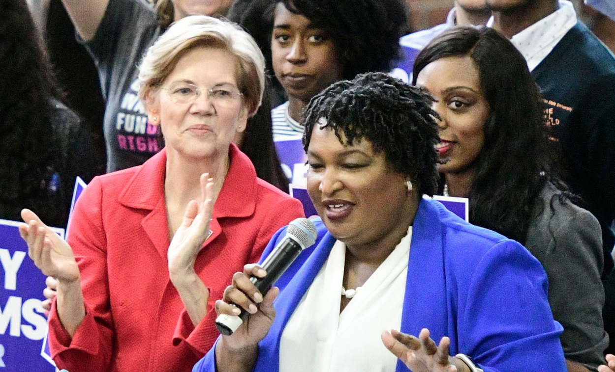 Warren: Evidence Suggests Abrams Had Race Stolen From Her in Georgia