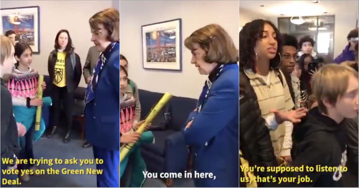 Feinstein Cold to Cries of Children