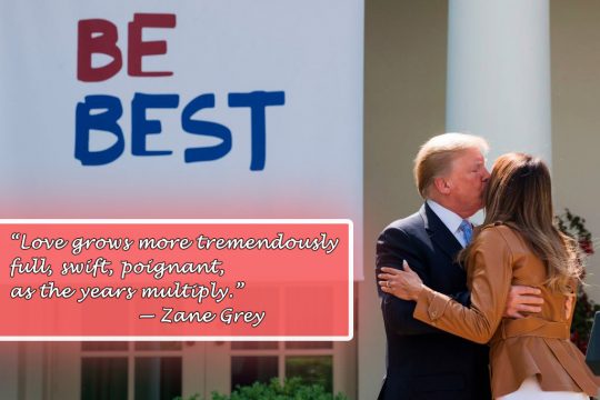 Happy Valentine's Day! These Photos of Donald Trump Cherishing His Wife ...