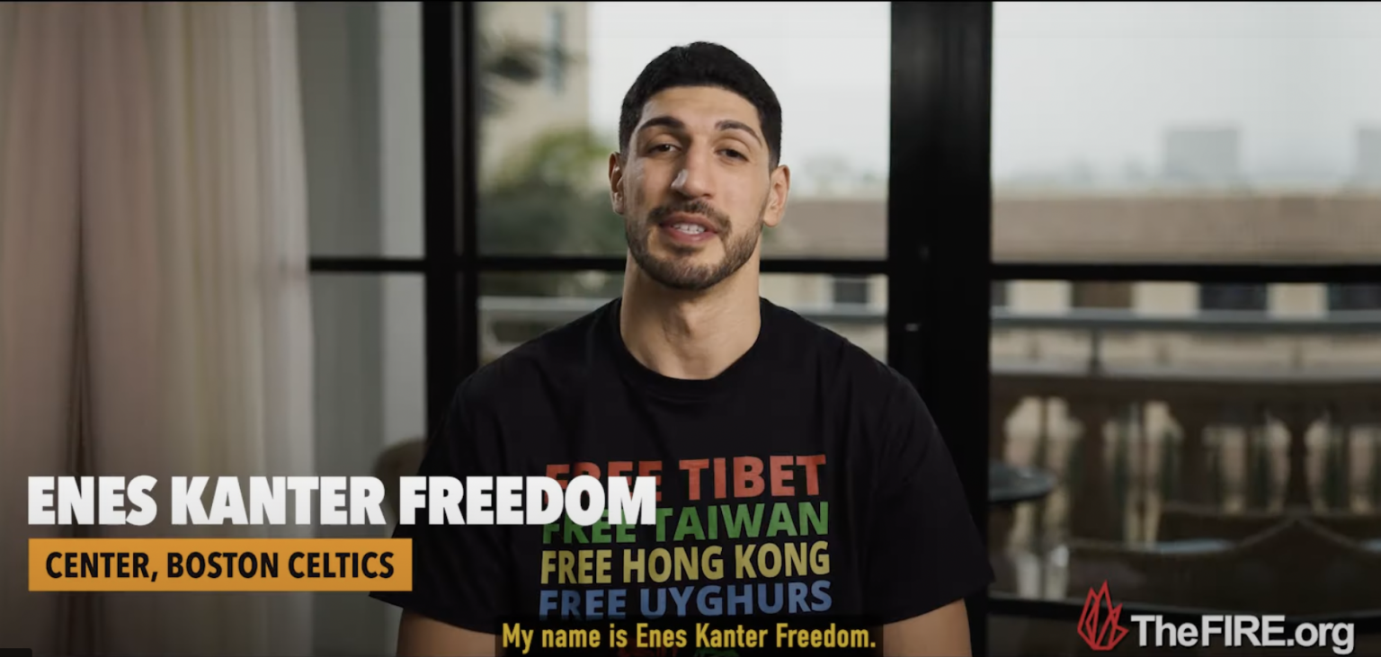 China Critic Enes Kanter Freedom Stars in Ad Set to Run During ...
