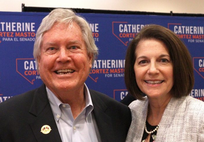 Catherine Cortez Masto Says She's 'Proud to Stand' With Avowed Socialist