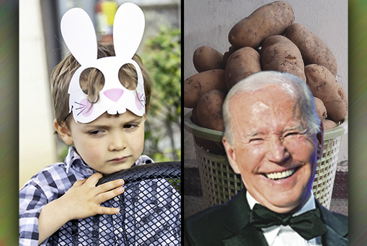 Biden's War on Christian Kids: Potatoes Replace Easter Eggs as Families ...