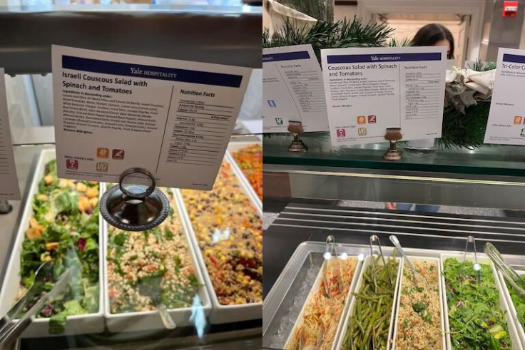 Yale Drops ‘Israeli’ Salad From Cafeteria Menu