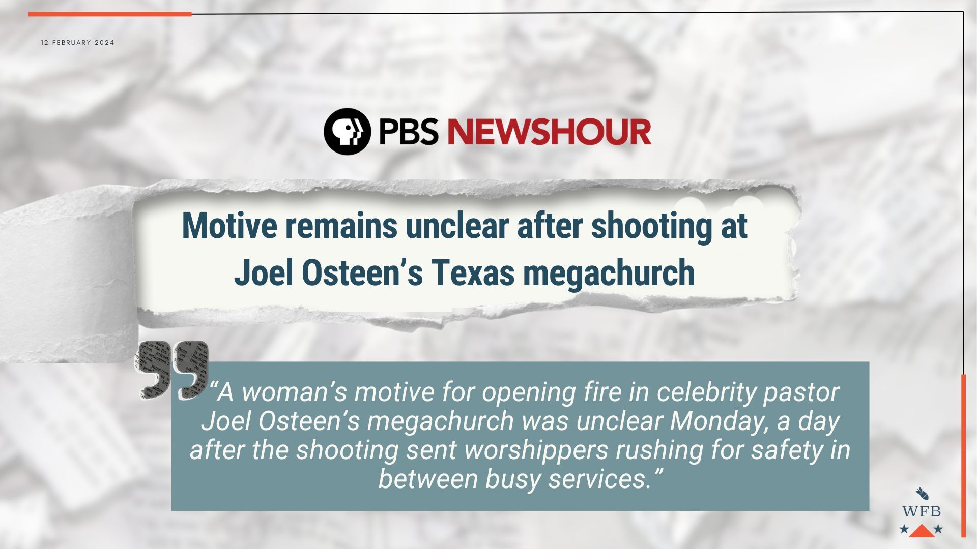 Media Stumped by Motive of Anti-Semitic Shooter With 'Palestine' Rifle