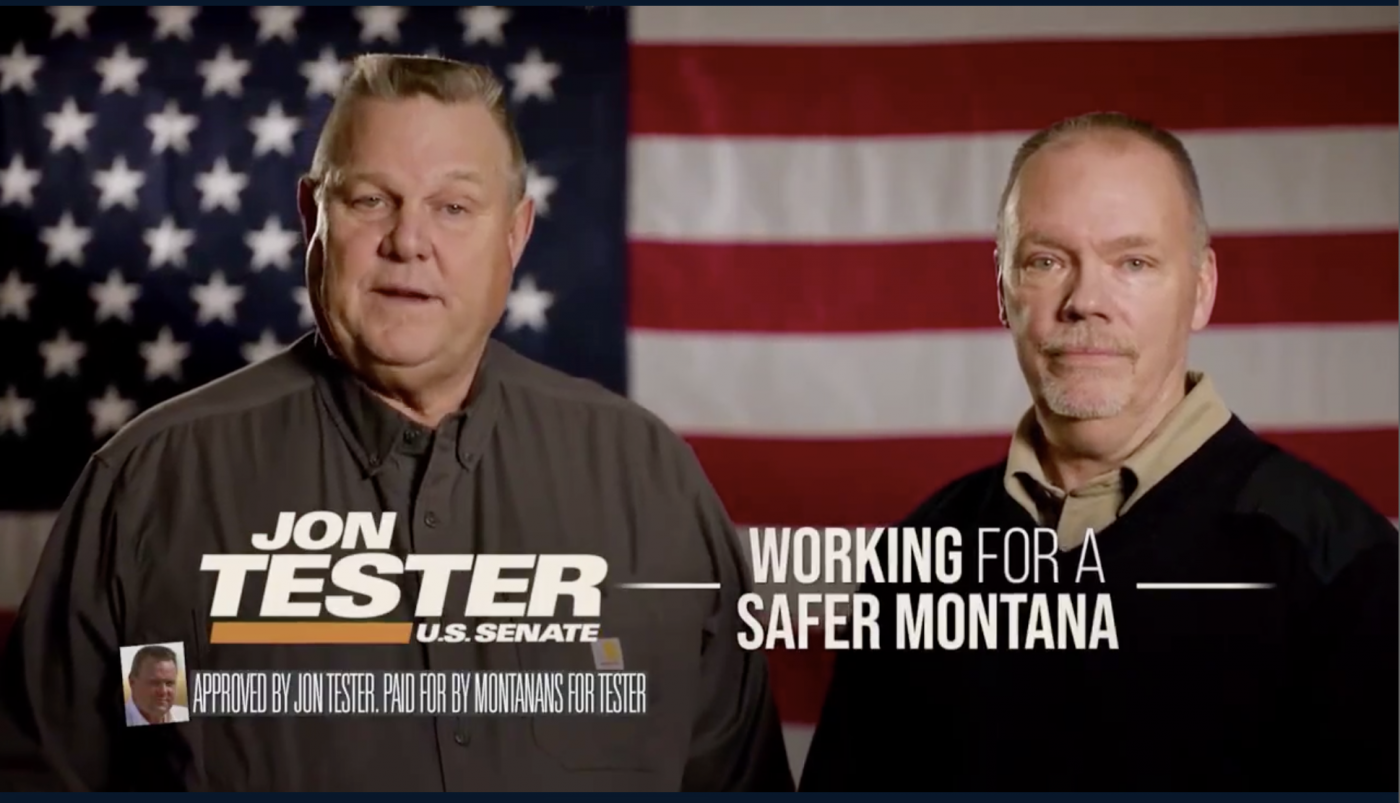 The 'Former Law Enforcement' Officer in Jon Tester's Latest Ad Is a Top ...