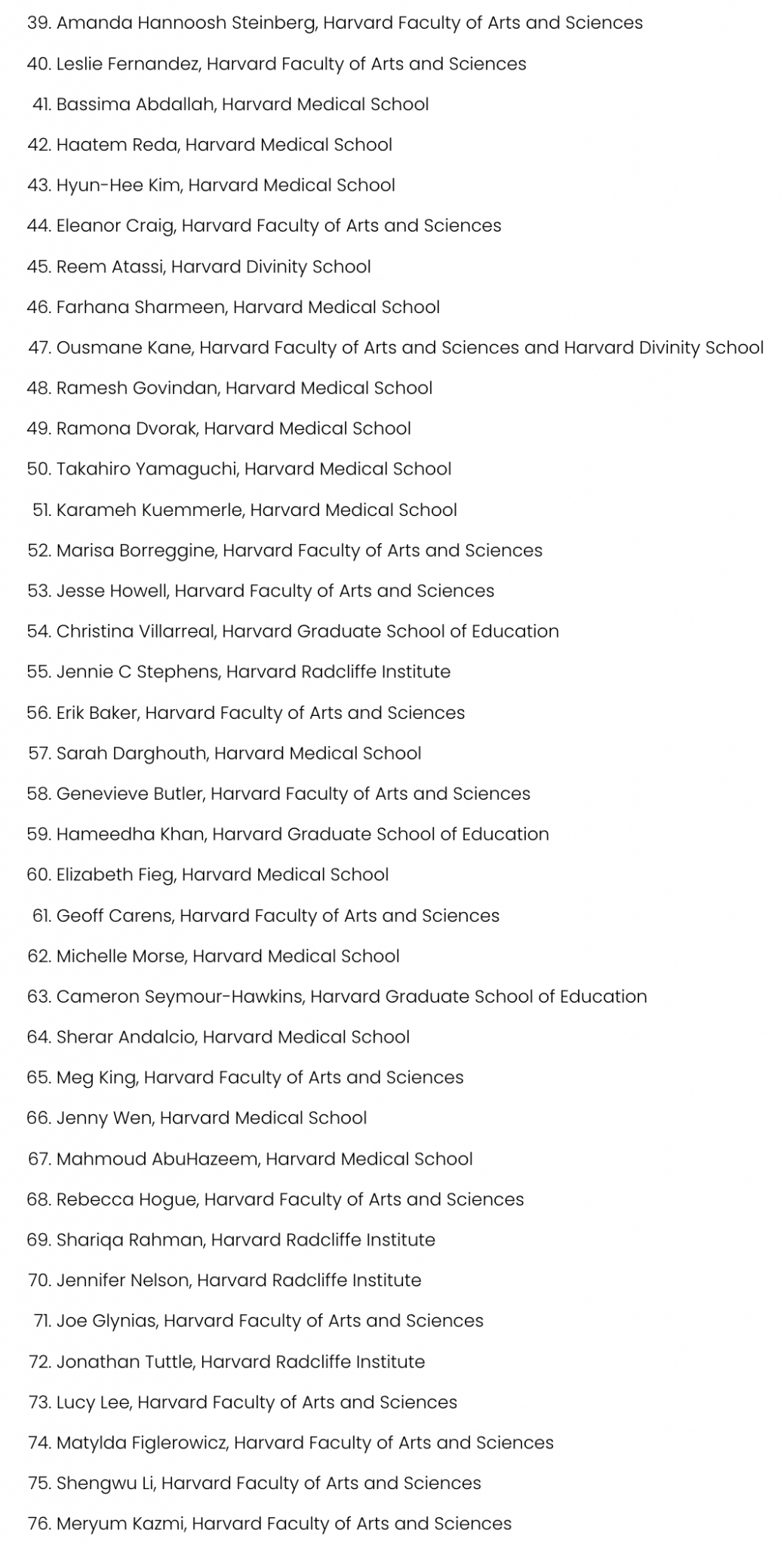 Chair of Harvard University History Department Belongs to Group Behind ...