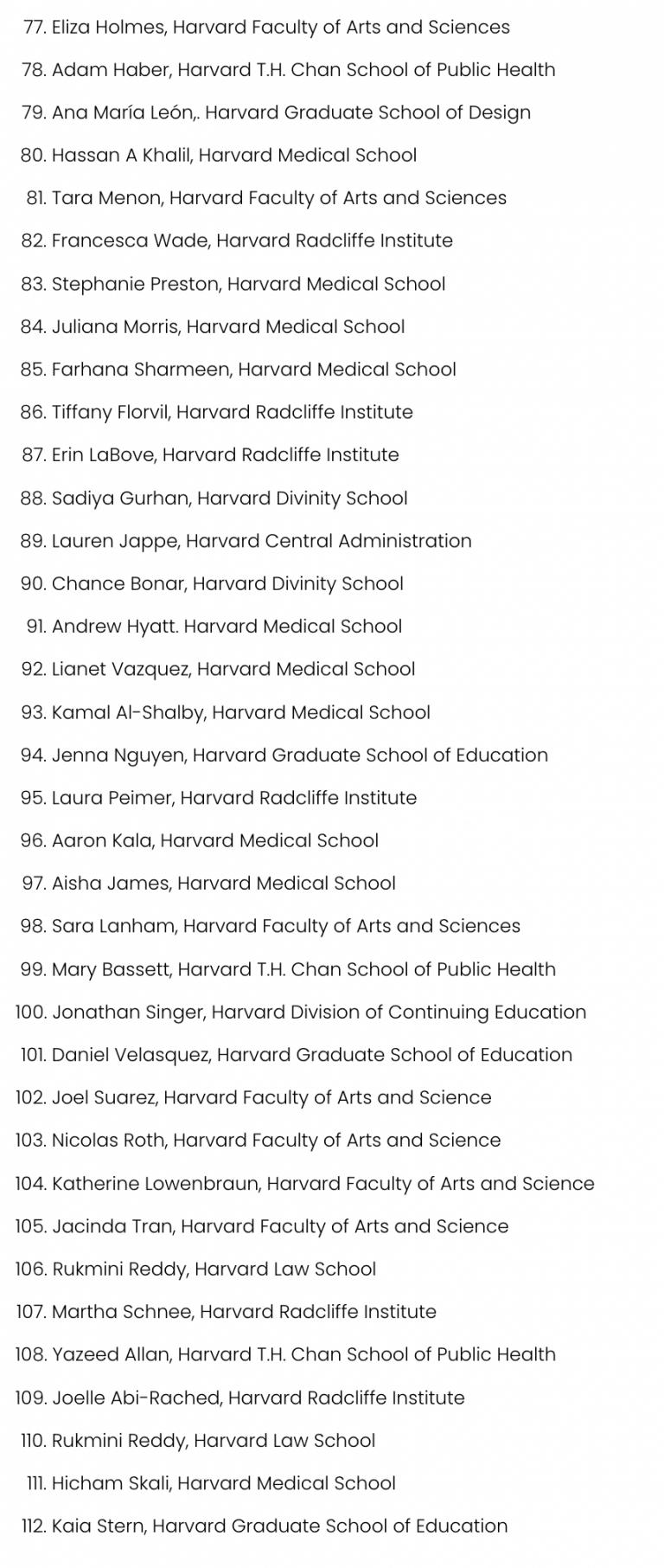 Chair of Harvard University History Department Belongs to Group Behind ...