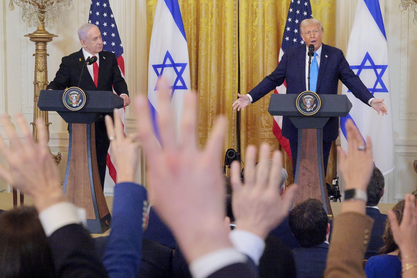 Make Gaza Great: In Joint Presser With Bibi, Trump Says US Will Turn ...