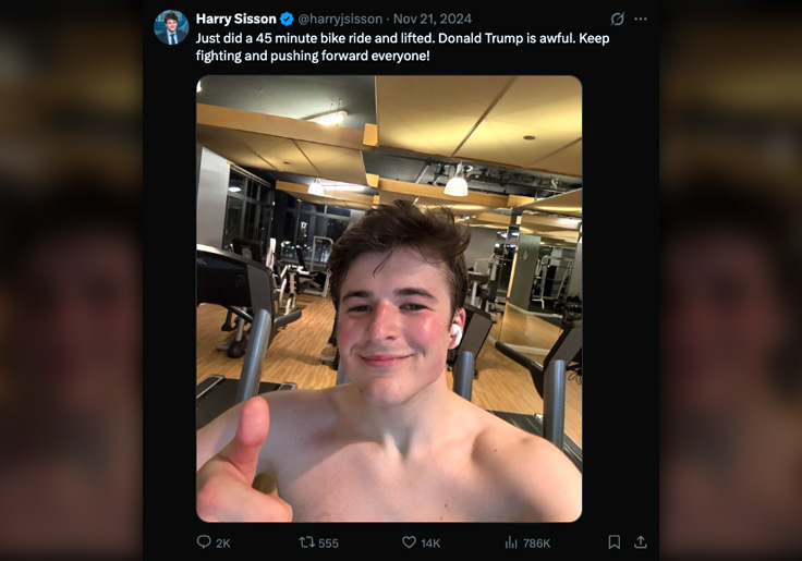 Meet Harry Sisson, the Biden-Loving Feminist Influencer Outed as ...