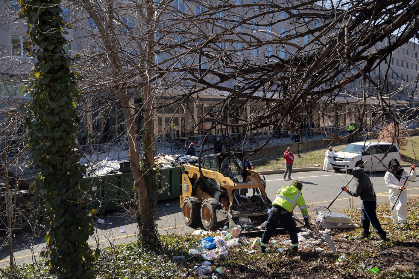 DC Clears Homeless Encampment Near State Dept. Following Trump's ...