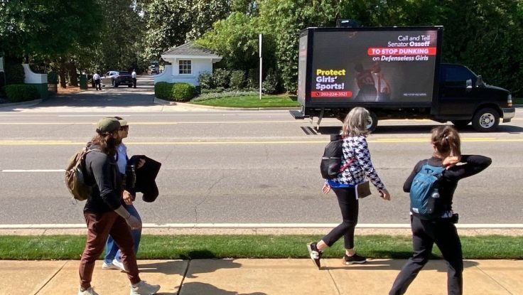 ‘Stop Dunking on Defenseless Girls’: Billboards Outside Masters, Braves ...