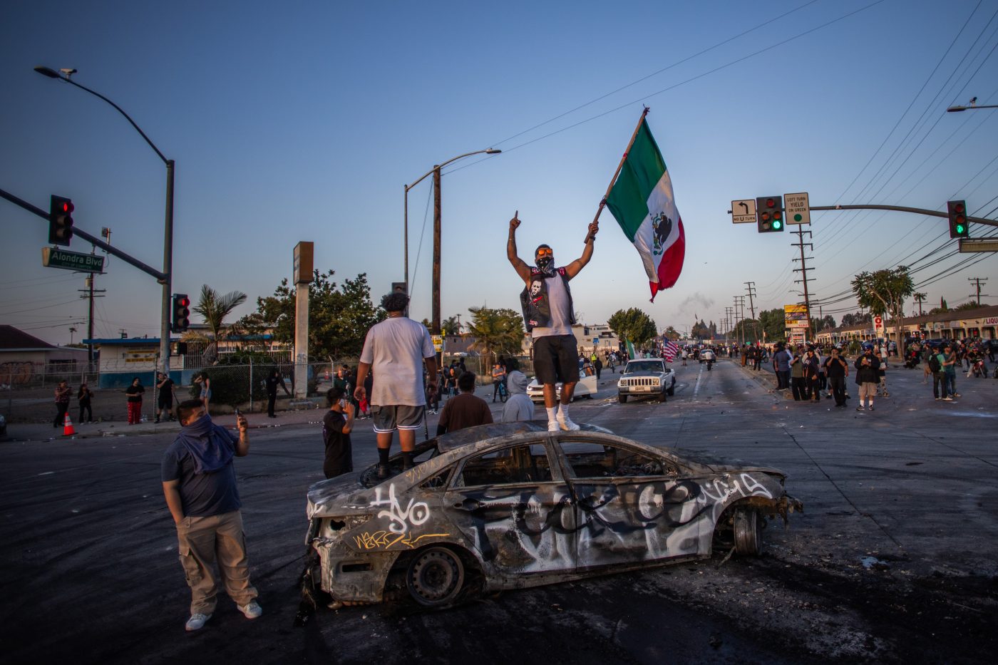 As Rioters Burn Cars and Clash With Cops, CNN Cites ‘Lawful Protests ...