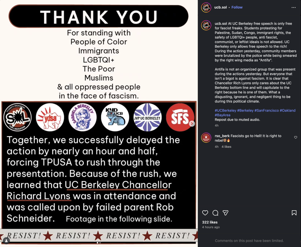UC Berkeley Student Radicals Clash With Police, Attack Conservatives ...