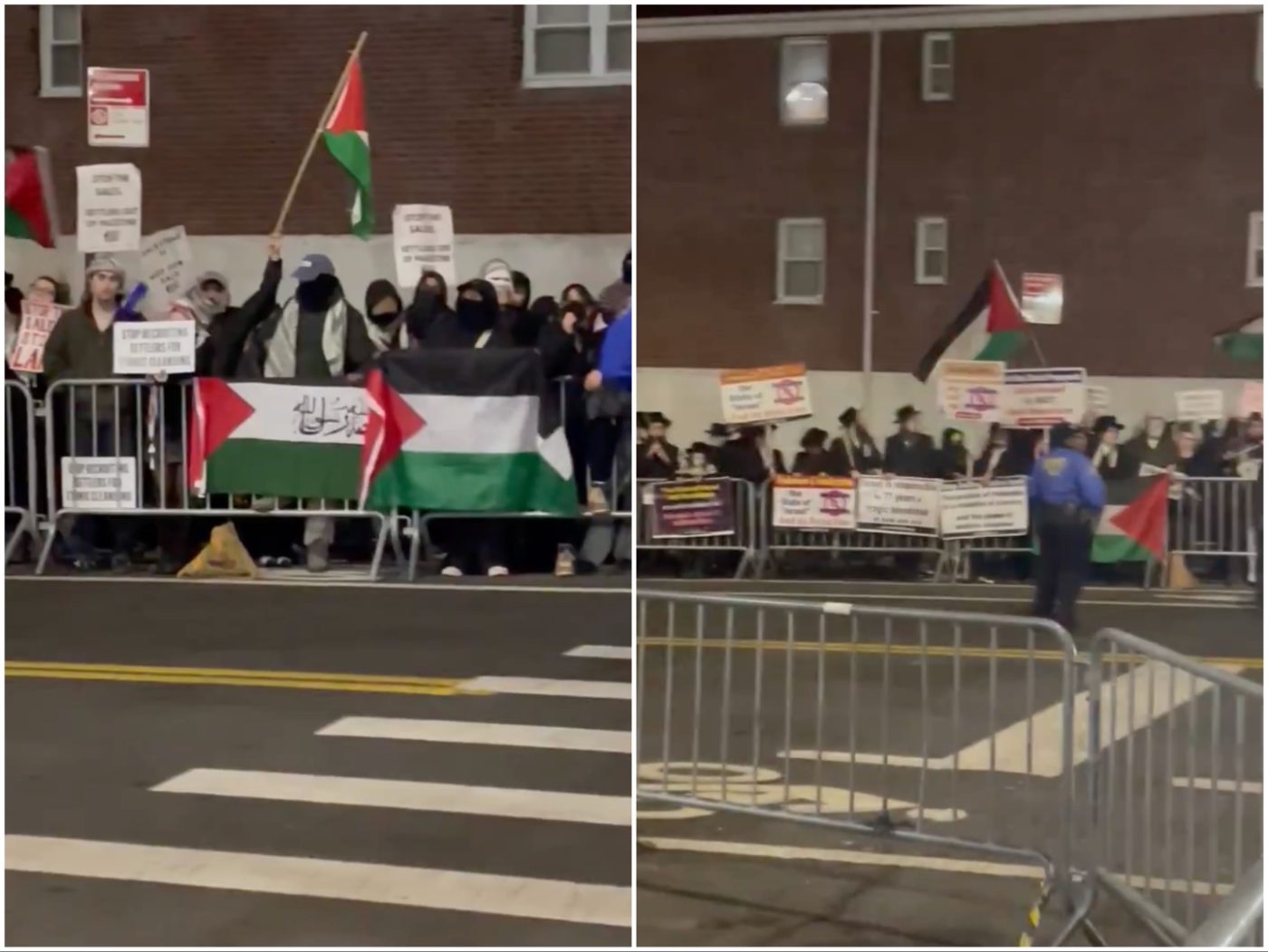 Pro-Hamas Chants Erupt Outside NYC Synagogue at Rally Promoted by ...