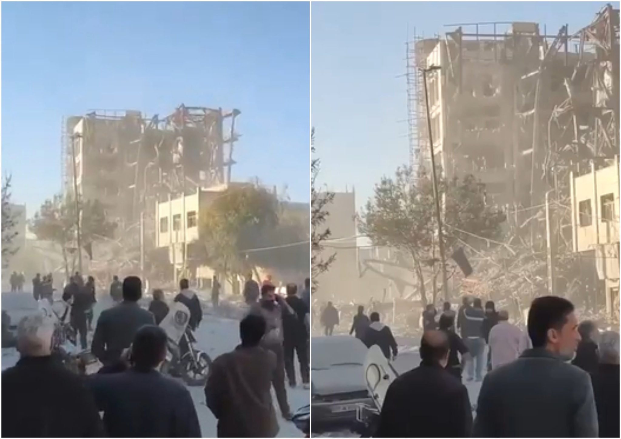Stop the Count: Israel Levels Building Where Clerics Gathered To Select ...