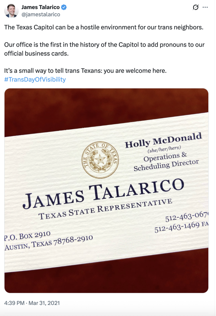 'Every White American' Spreads the 'Virus' of Racism: Talarico Tweets ...