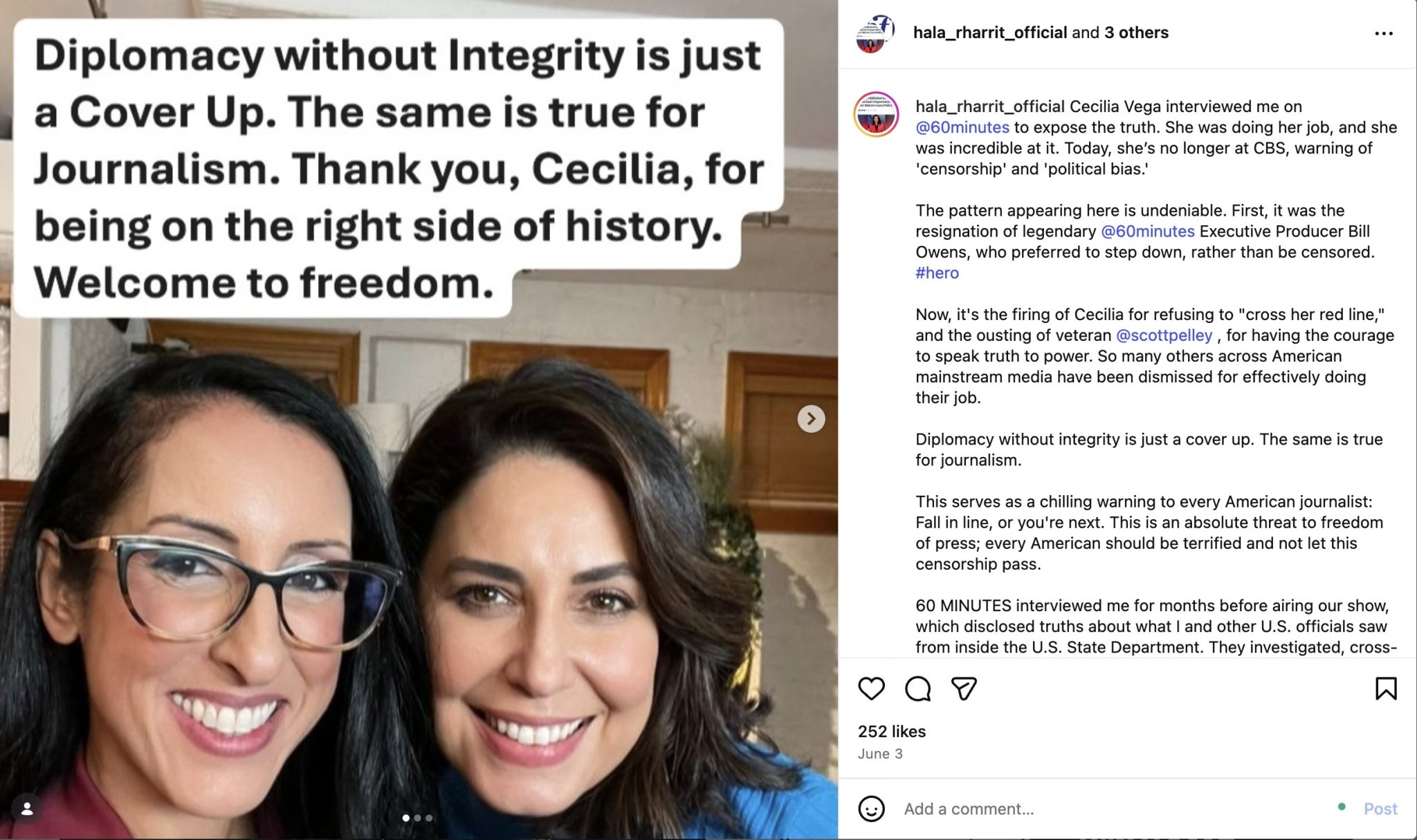 Fired ‘60 Minutes’ Reporter Cecilia Vega Was Preparing Cozy Profile of ...